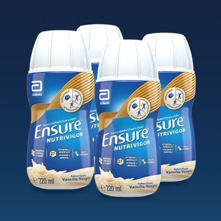 Ensure Nutrivigor Vaniglia Abbott 4x220ml - Farmacia Loreto
